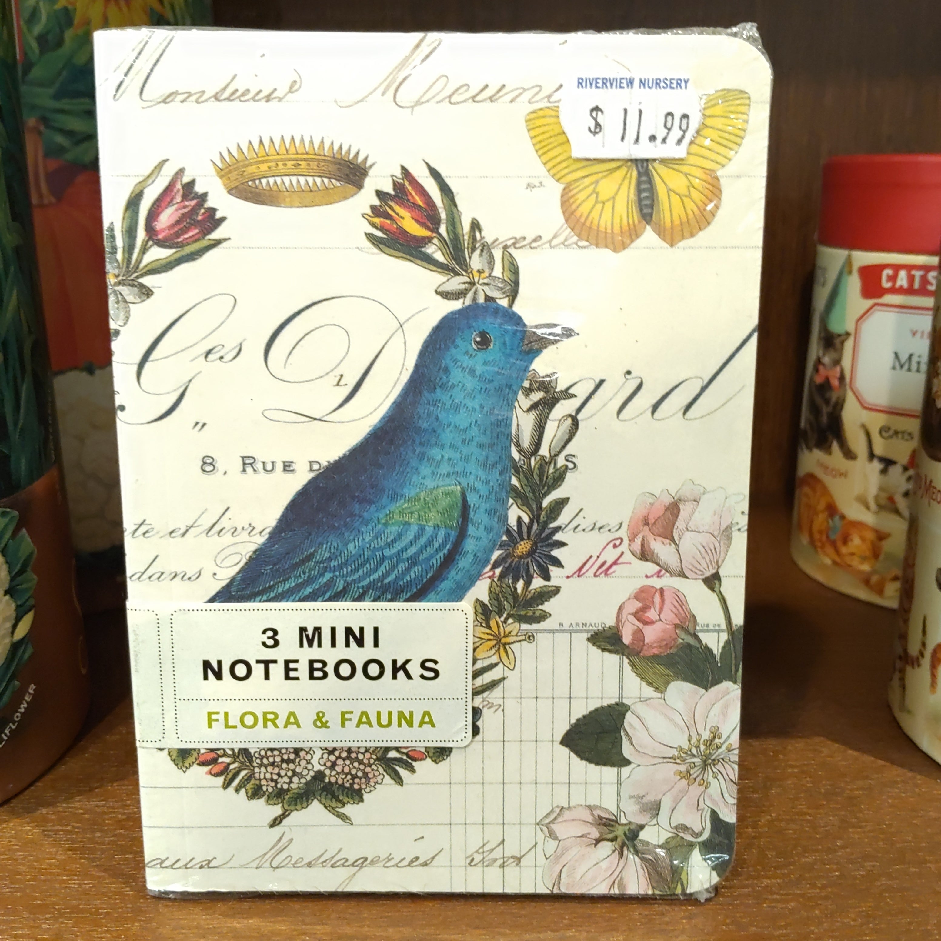 Flora & Fauna Mini Notebooks | Riverview Gardens & Gifts